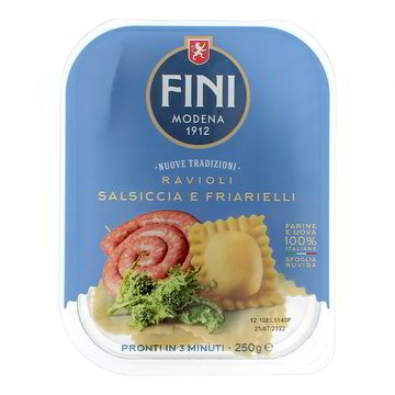 RAVIOLI SALSICCIA E FRIARIELLI FINI 250 g in dettaglio | Dem Spesa Online