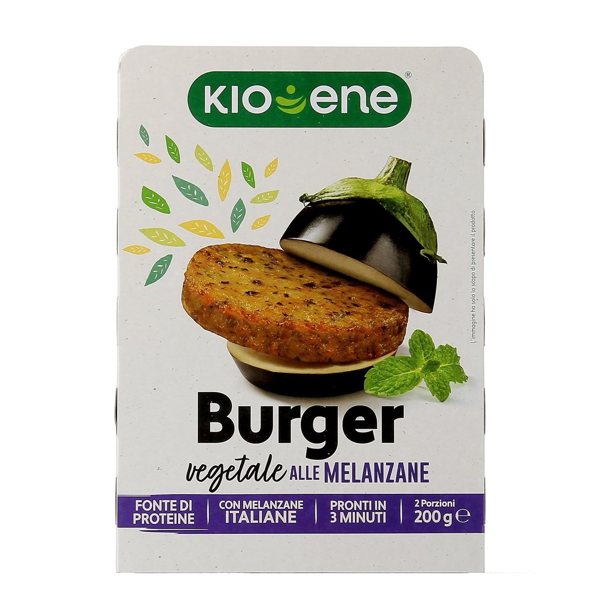 BURGER VEGETALE ALLE MELANZANE KIOENE 200 g in dettaglio | Dem Spesa Online